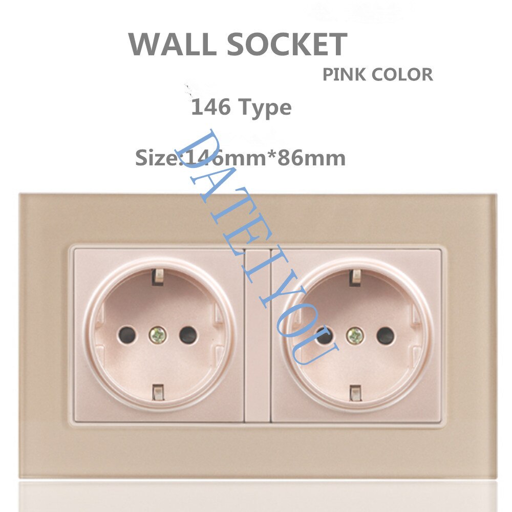 Type 146 two - position German socket standard tem... – Grandado