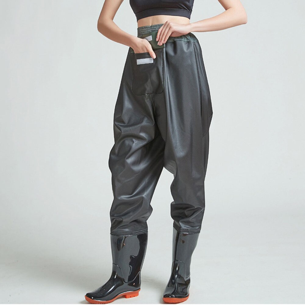 Breathable Wader Pants Half Body Fishing Pants Con... – Vicedeal