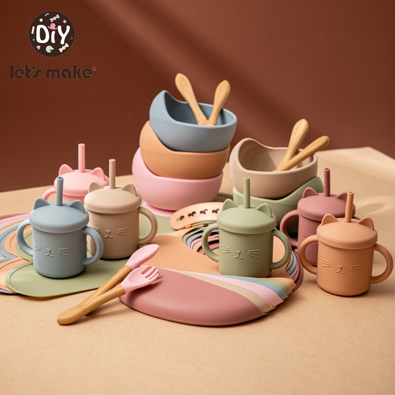 Laten We 6 Stuks Baby Food Grade Hittebestendige C... – Grandado