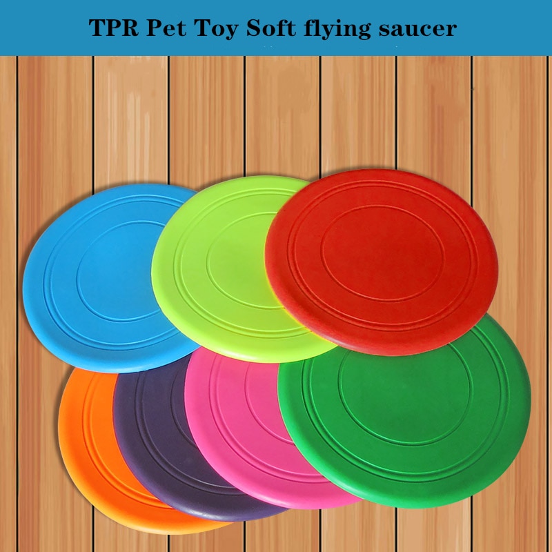 Dog toy pet flying saucer TPR toy dog training int... – Vicedeal