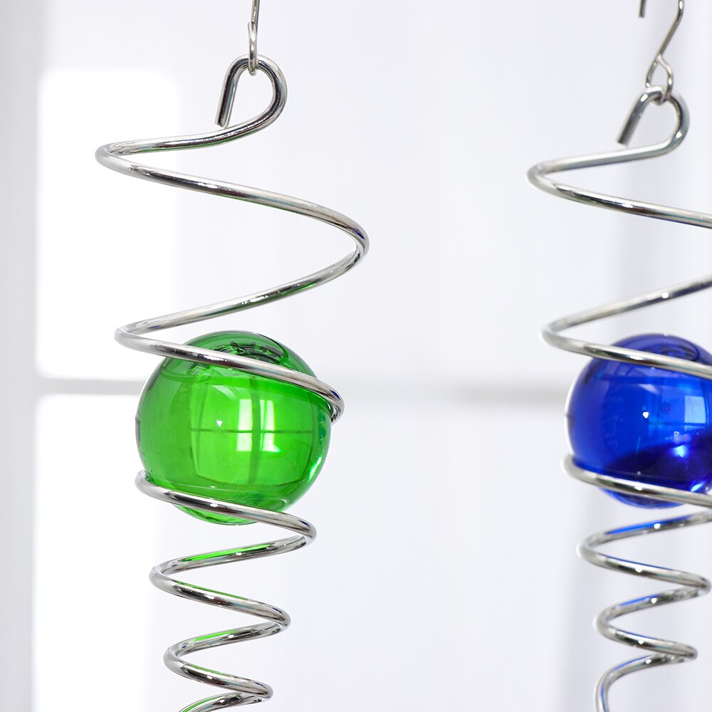 1PC Gazing Ball Spiral Tail Wind Spinner Stabilize... – Grandado