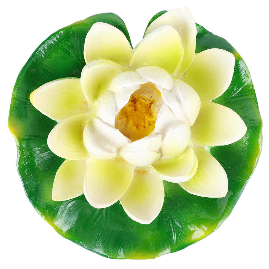 Artificial Water Floating Lotus Ornament Art Craft... – Grandado