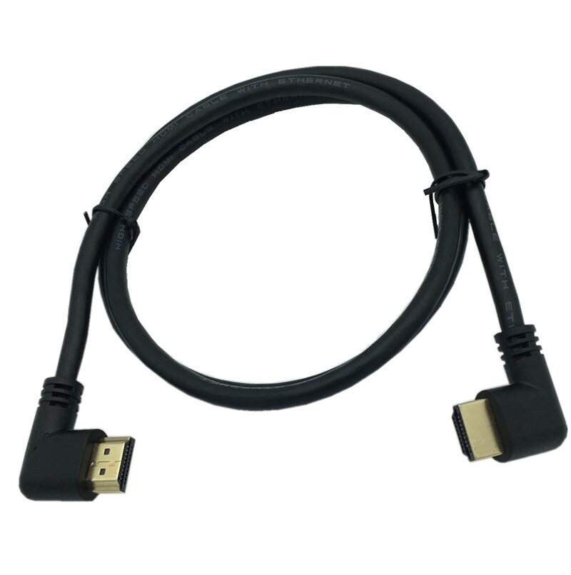 Links & Rechts Abgewinkelt HDMI 2,0 Stecker auf HD... – Vicedeal