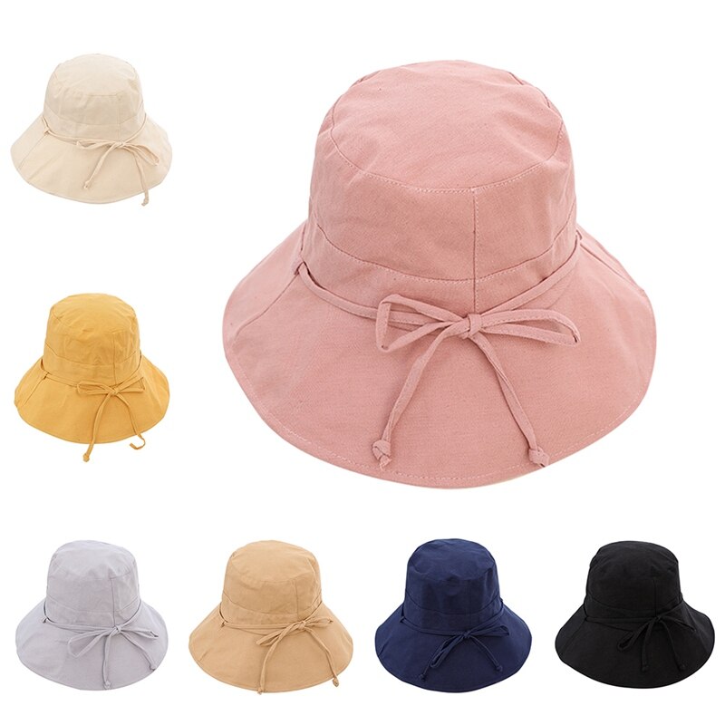 Summer Outdoor Hiking Cap Linen Women Bucket Hats ... – Vicedeal