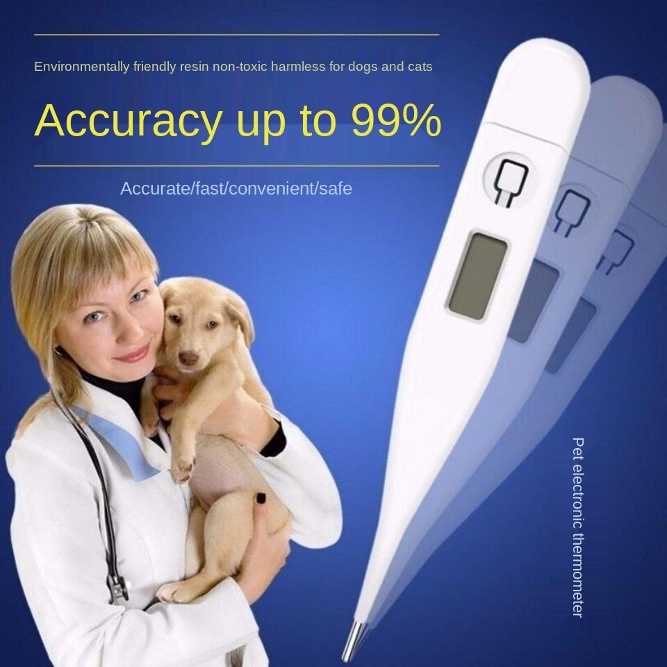 Pet thermometer dog electronic cat LCD soft head t... – Vicedeal