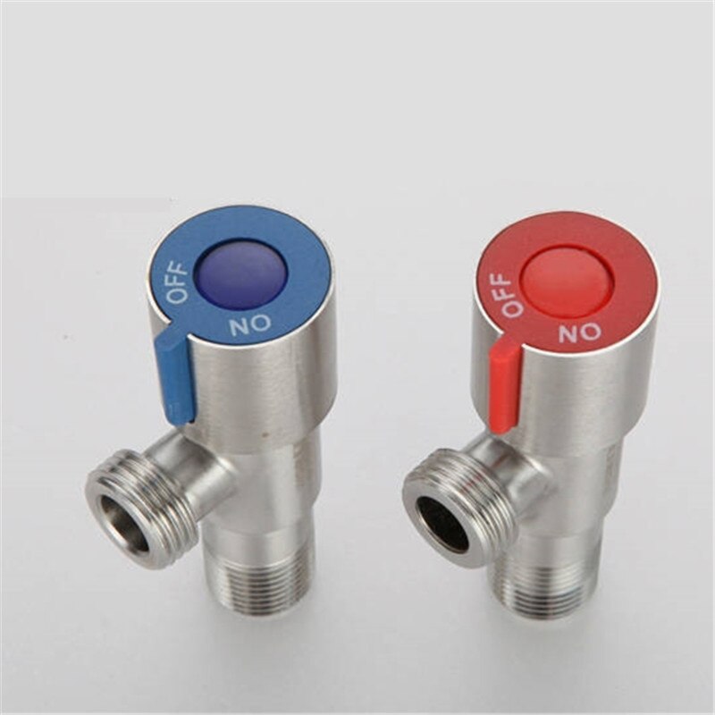 Vinkelventiler rustfrit stål børstet påfyldningsve... – Grandado