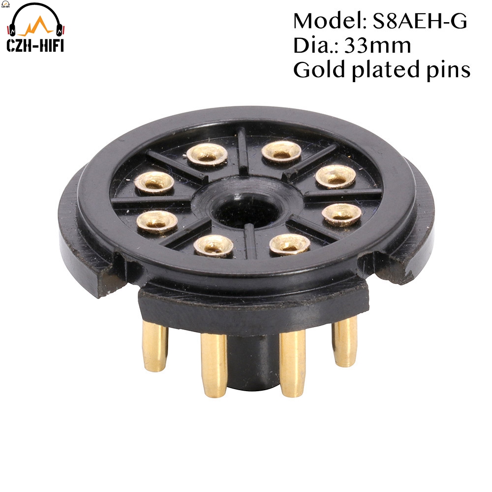 OCTAL TUBE BASE 8pin Gold Tin plated vacuum tube O... – Vicedeal