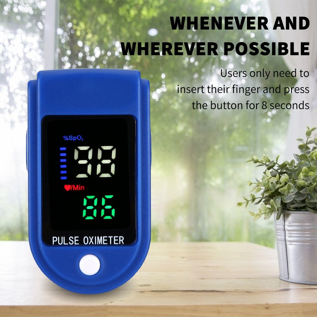 Finger Pulse Oximeter Finger Clip Heartbeat Pulse ... – Vicedeal