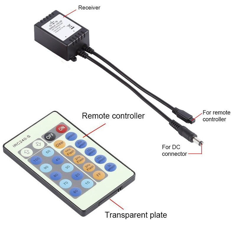 Mini RF Wireless Led Afstandsbediening Led Dimmer ... – Vicedeal