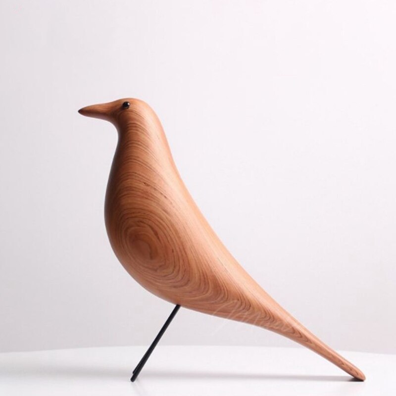 Handmade Wood Decor Bird Handicraft Home Decoratio... – Grandado