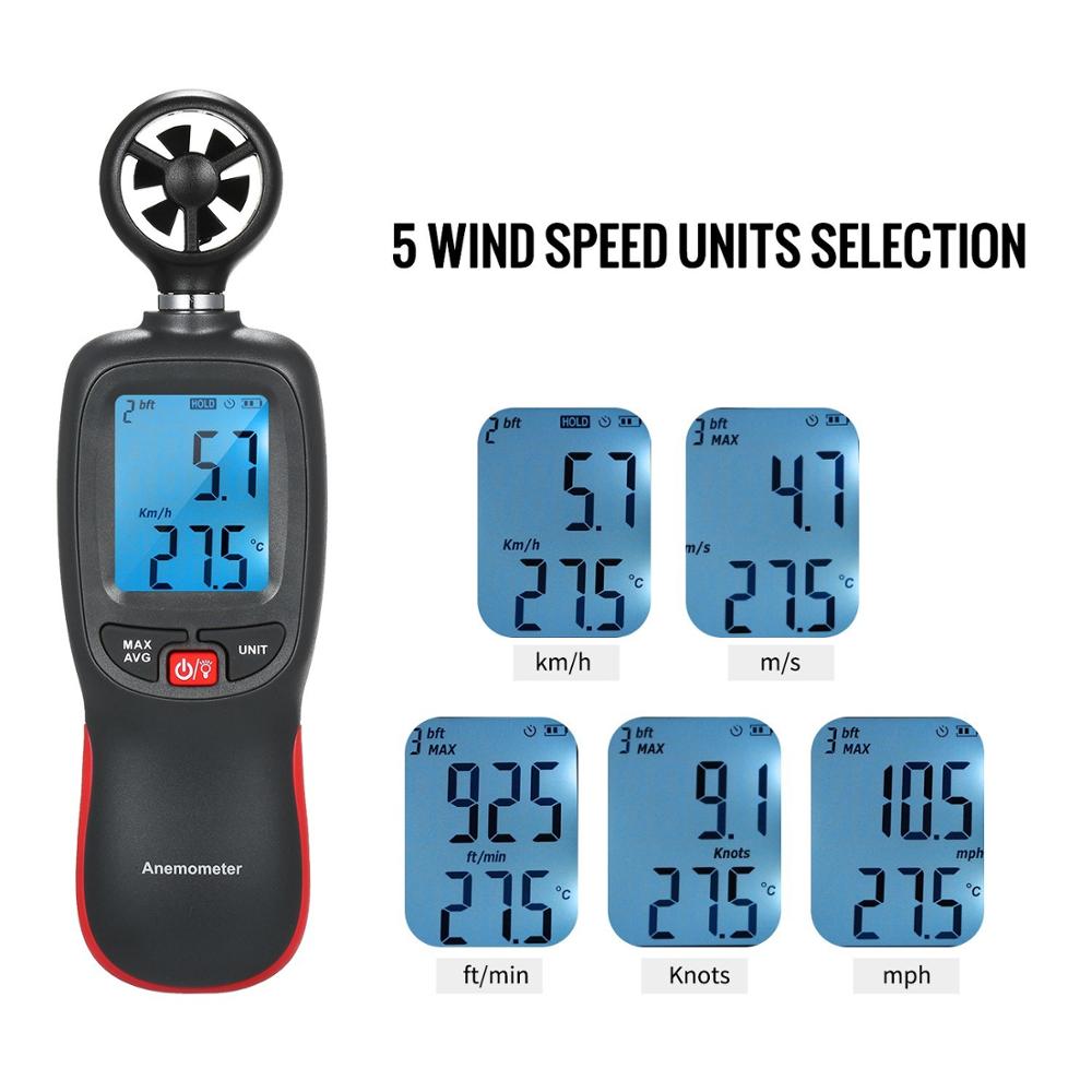 Digital Anemometer Thermometer Handheld Pocket Win... – Vicedeal