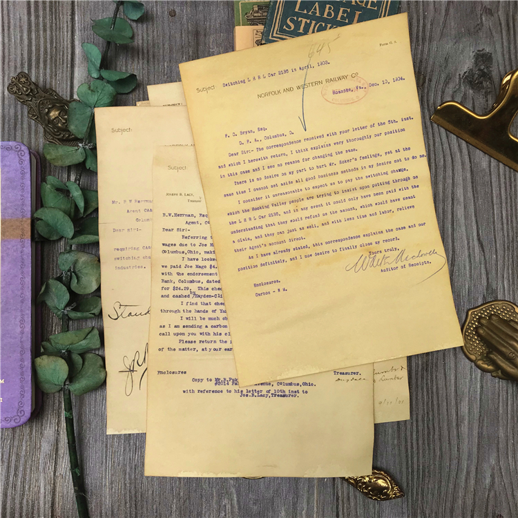 6Sheet Old Coffee Dyed Mail Letter Craft Paper Tra... – Vicedeal