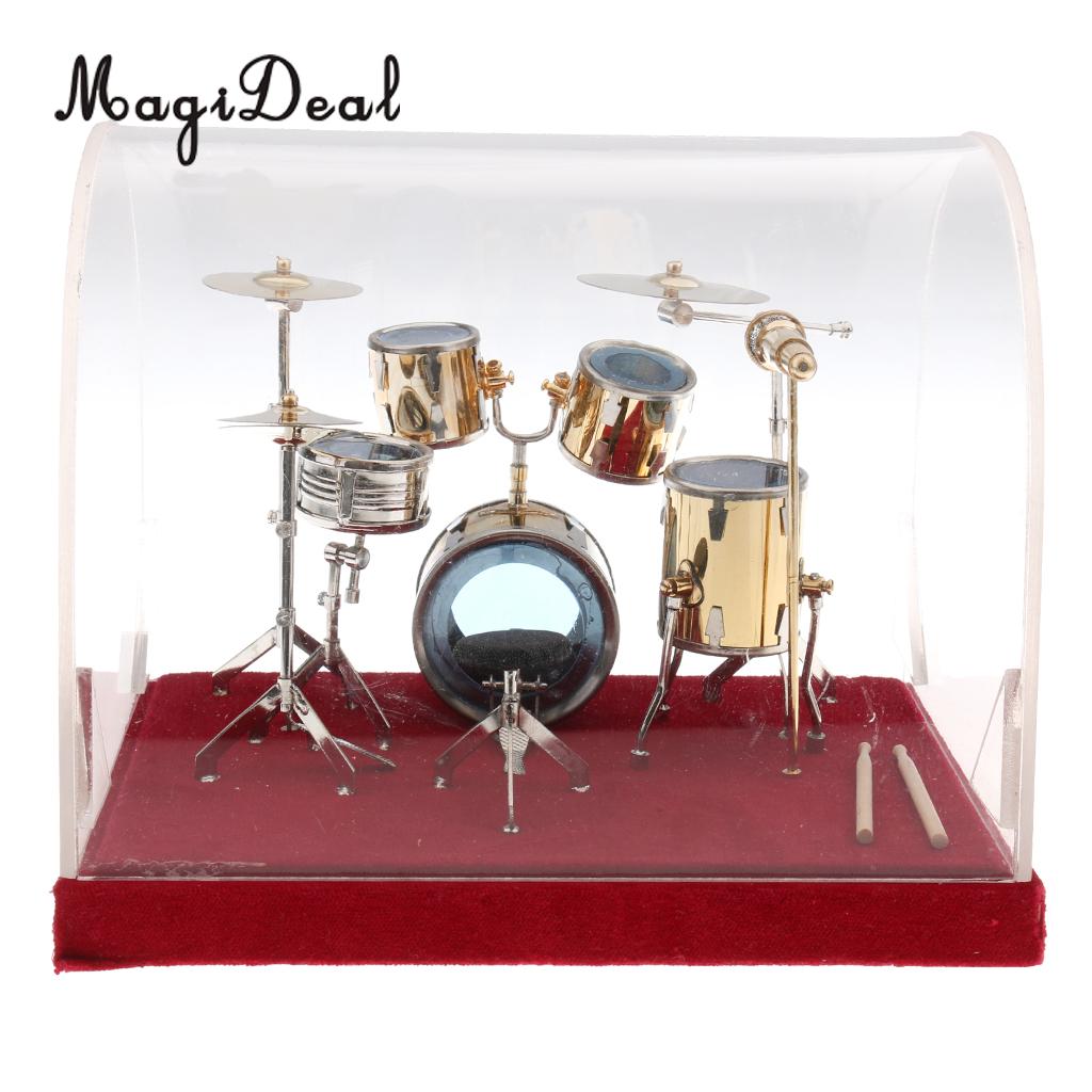 14*10*10cm Miniature Copper Drum Set Musical Instr... – Grandado
