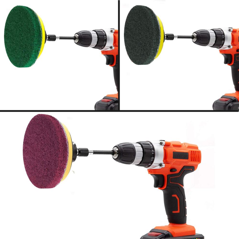 26 Pieces set Power Scrubber Pads Kit Drill 4 Inch... – Vicedeal