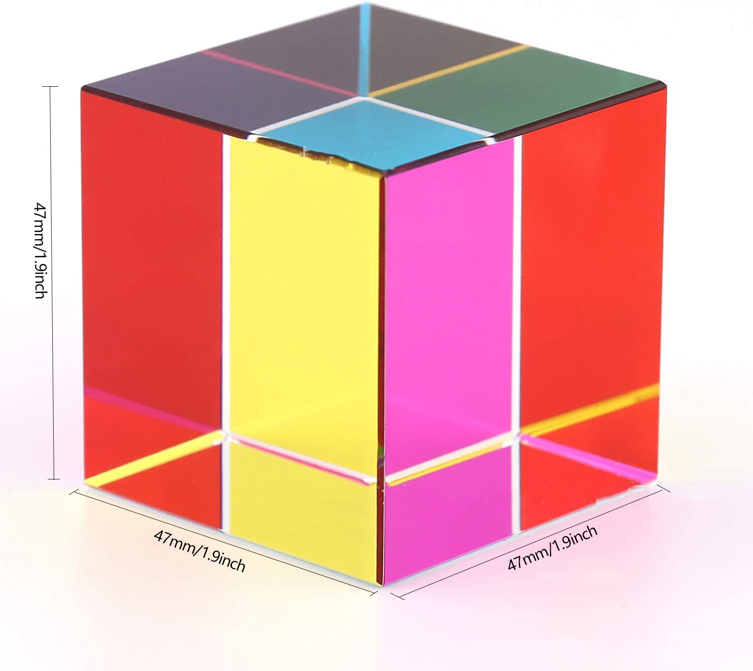 CMY Mixing Color Cube 47mm (1.9 inch) cube for Hom... – Grandado