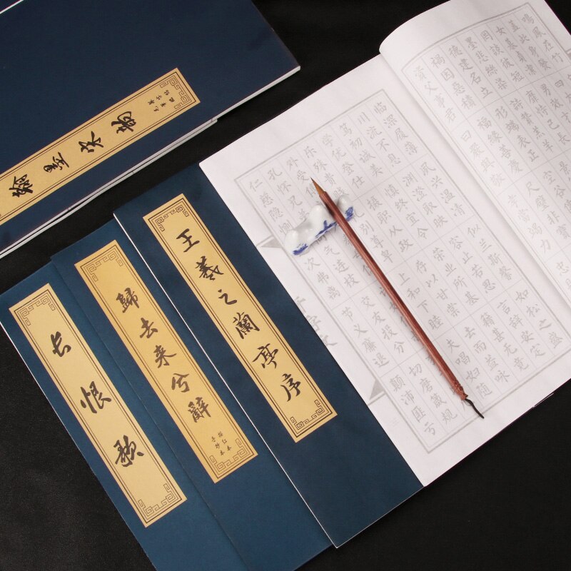 Chinese Character Calligraphy Book Multiple Type S... – Grandado
