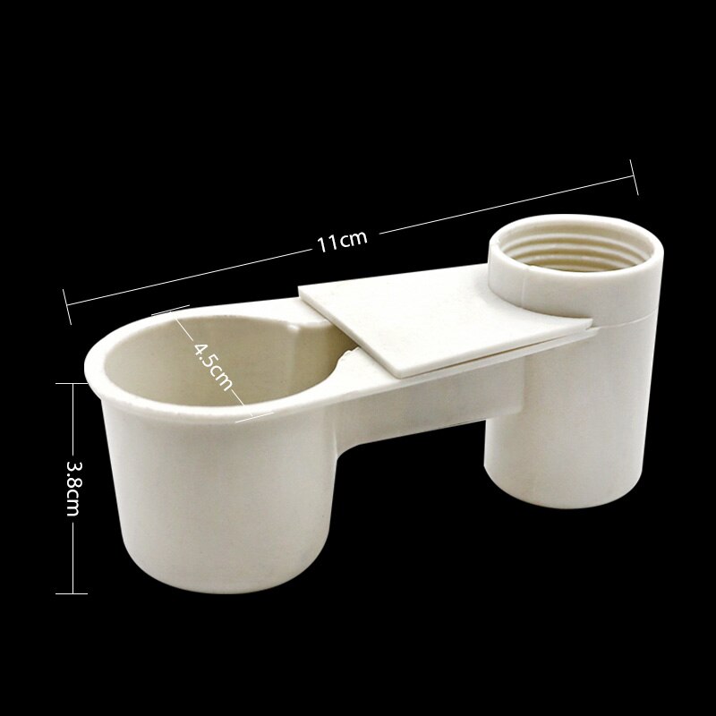 2PCS Bird Drinker Double Mouth Drinker Plastic Whi... – Grandado