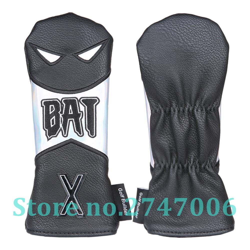 Black PU with BAT & 135X Embroidery Golf Club Driv... – Grandado