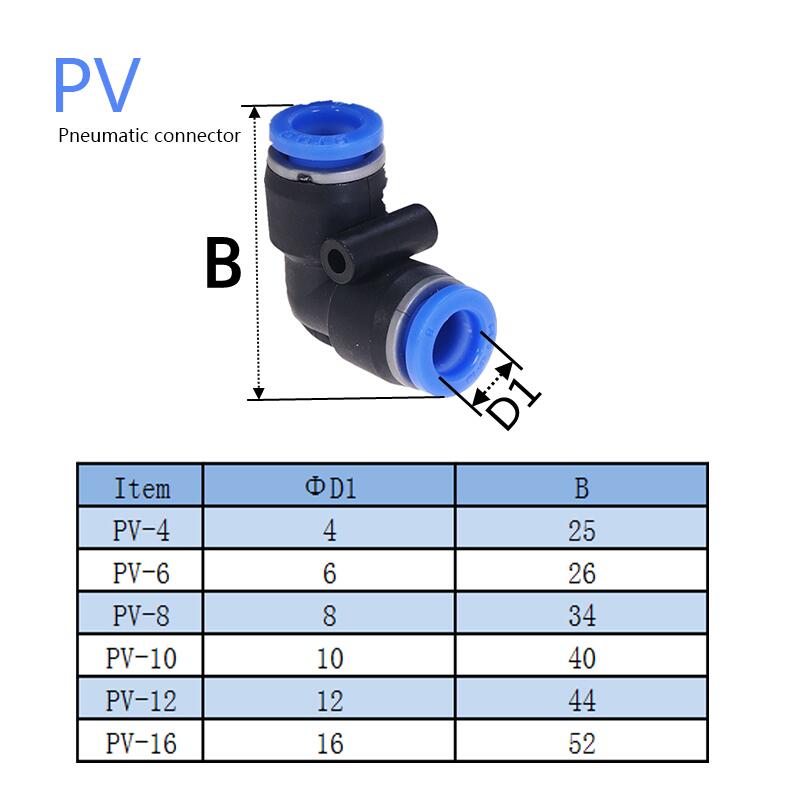 50Pcs/lot Pneumatic Fittings Connector PU PY PE PL... – Vicedeal