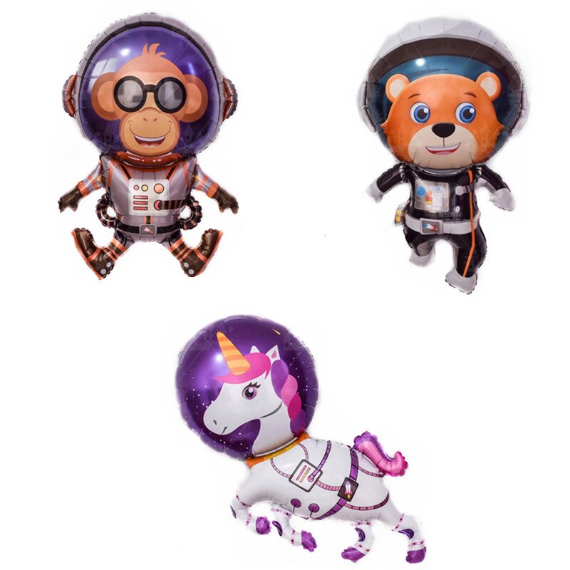 Ruimte serie beer, aap, eenhoorn cartoon aluminium... – Vicedeal