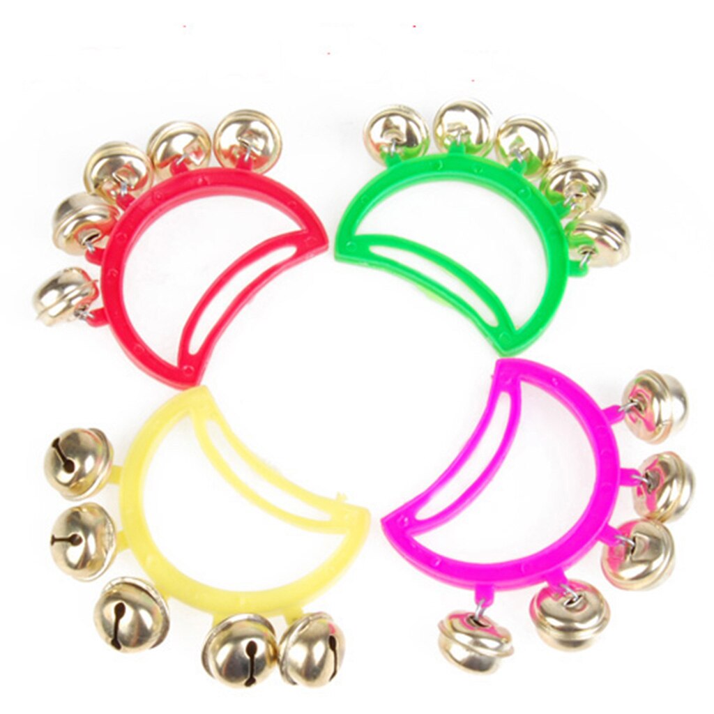 Handle Bells Instrument 5 Jingle Bells Preschool D... – Vicedeal