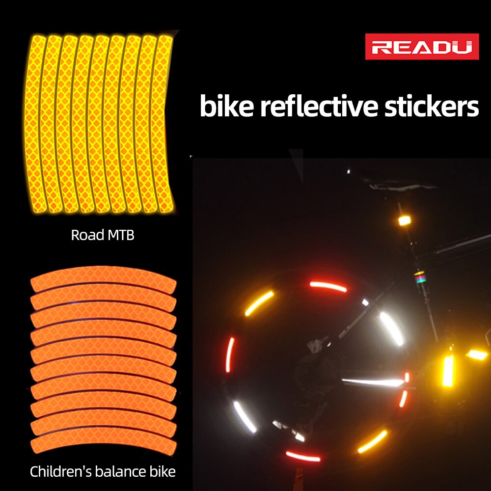 #39 reflecterende stickers banden decoratie racefi... – Vicedeal