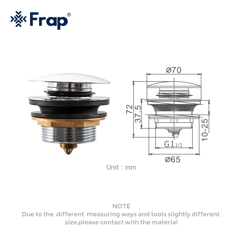 Frap Bathroom Basin Pop Up Vanity Vessel Sink Drai... – Vicedeal