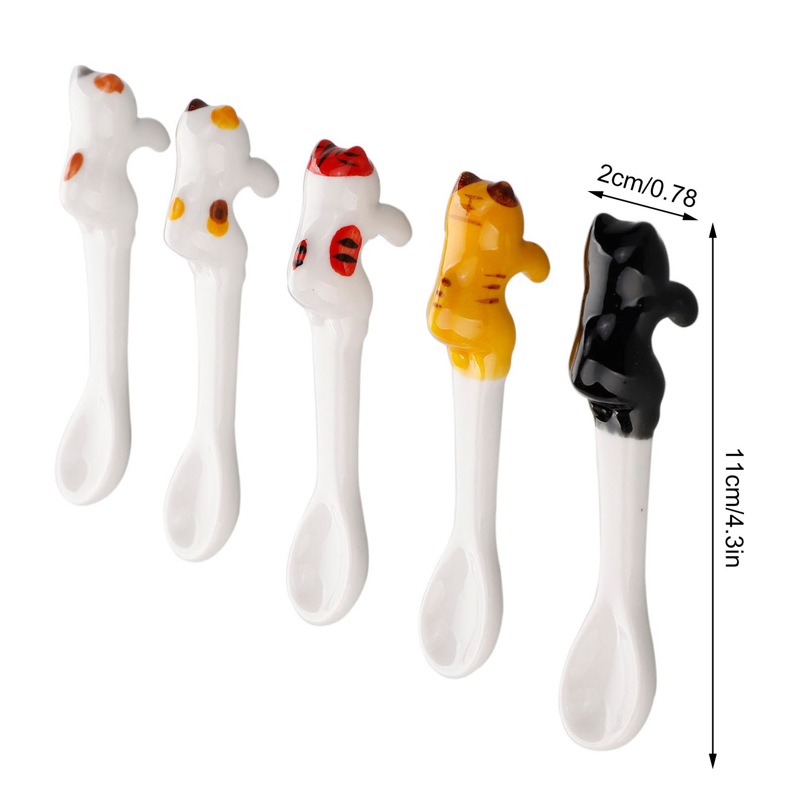 Teaspoons Coffee Spoon Cartoon Hanging Spoons Stai... – Grandado