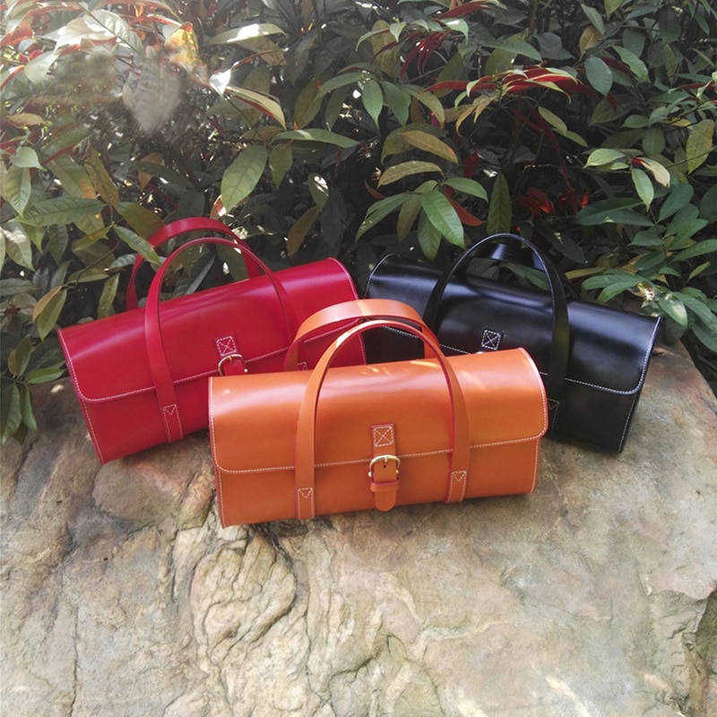 1Set DIY Kraft Paper Template Cylinder Bag tote Le... – Grandado