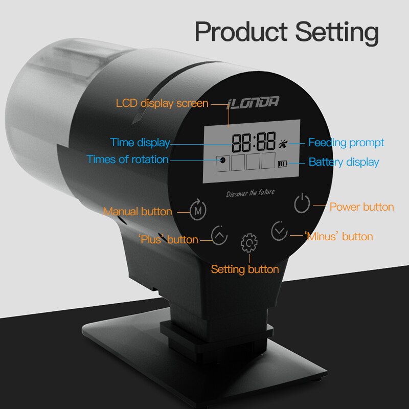 ILONDA Wi-Fi Smart Fish Tank Aquarium Automatic Fi... – Grandado