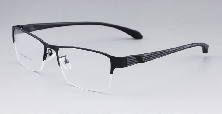 JIE.B Square Wide Eyeglasses Frame Full Rim Men Op... – Grandado
