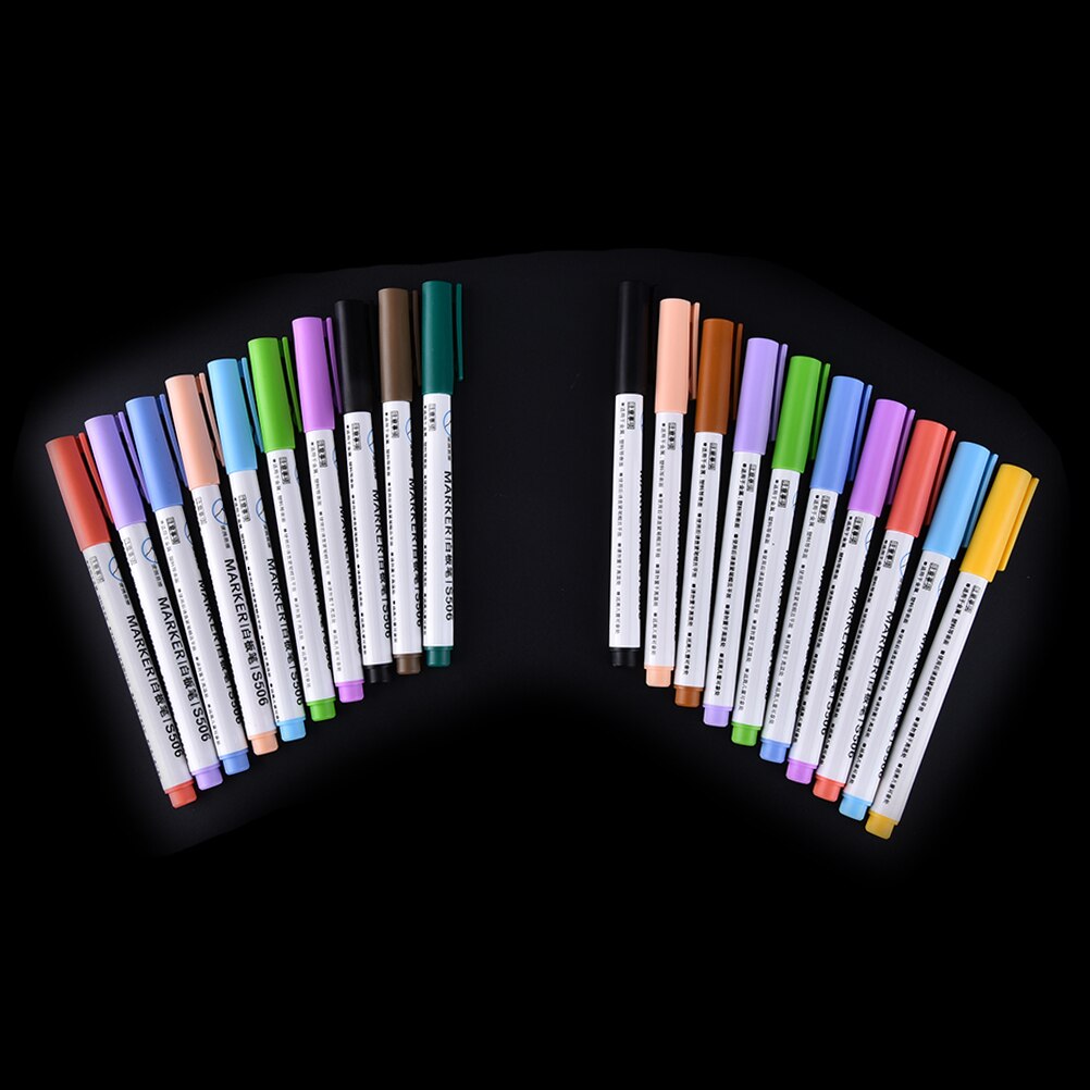 12/8 Colors White Board Marker Pen Set Erasable Wh... – Grandado