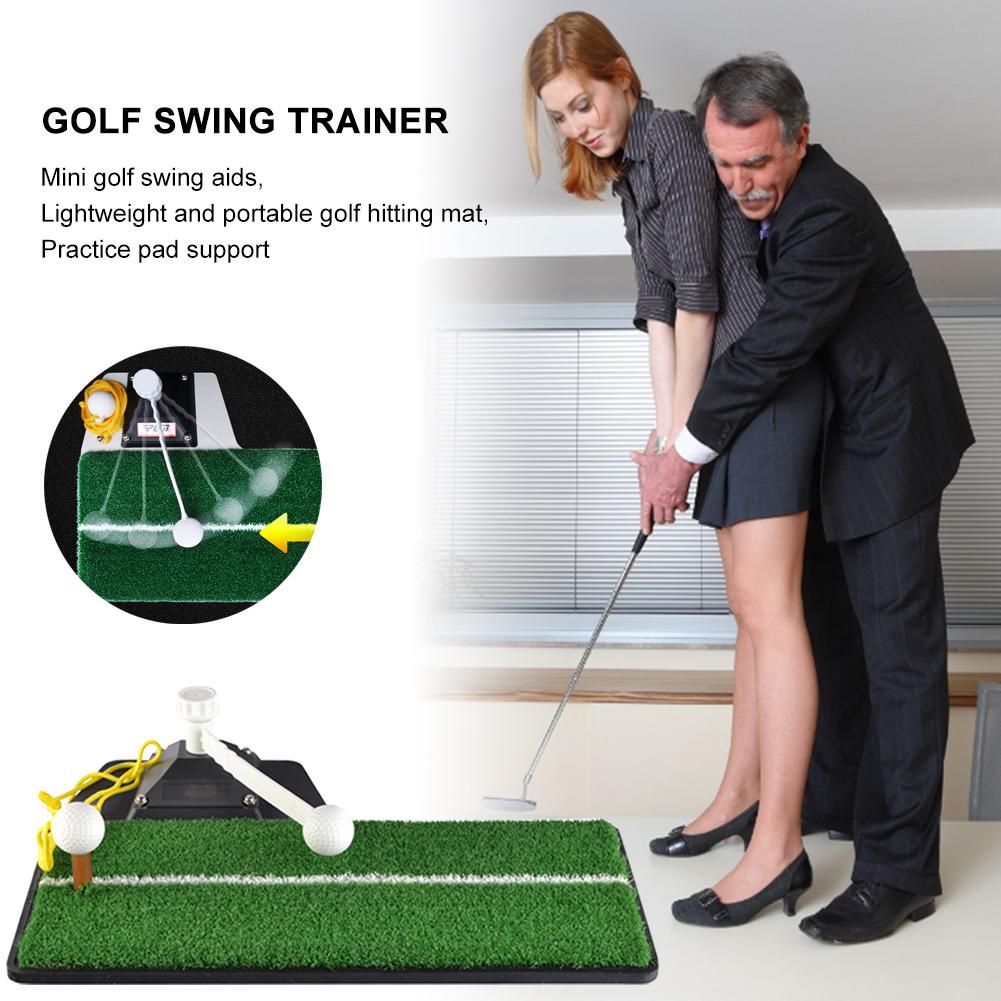 Golf Practice Swing Mat Golf Power Training Rod Go... – Grandado