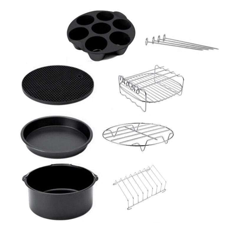 11Pcs High 8-Inch Air Fryer Accessories for Gowise... – Vicedeal