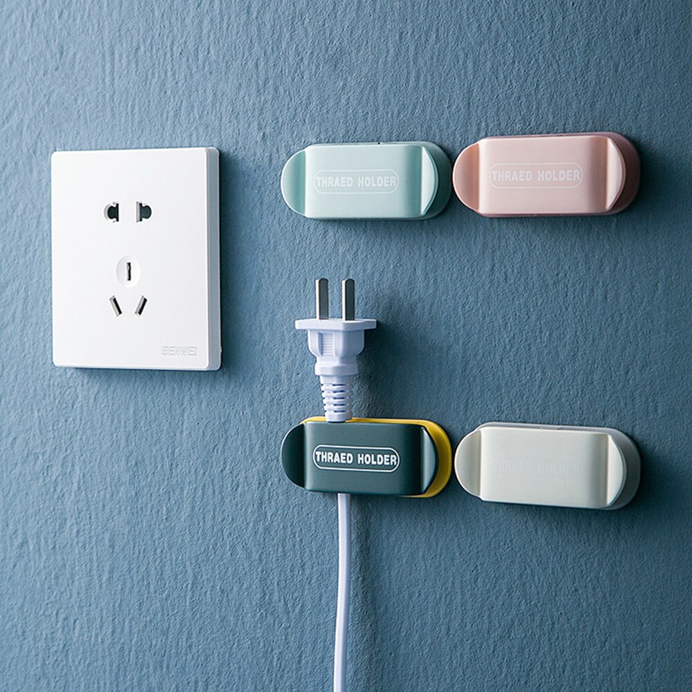 4pcs Plastic Cable Mount Clips Table Cable Holder ... – Grandado