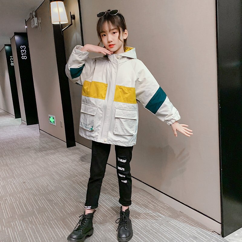 Kids Trench Coat Baby Girl Clothes Trench Coat Pat... – Grandado