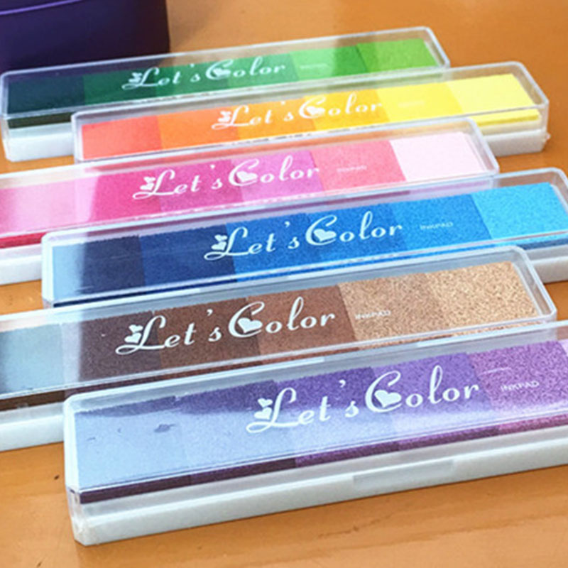 1pc 6 Kleuren Gradient Stempelkussen Craft Olie Ge... – Grandado