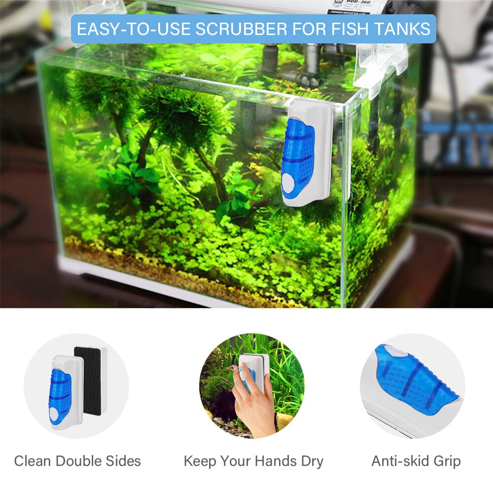 Super magnetic Aquarium Brush Scrubber for Glass F... – Vicedeal