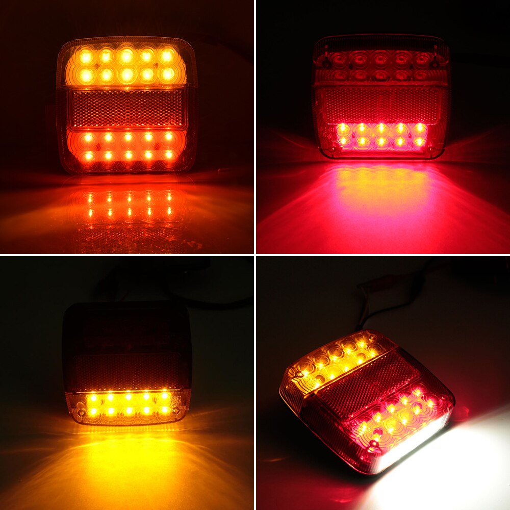 2PCS Trailer Truck Caravan Taillight 12V LED Tail ... – Grandado