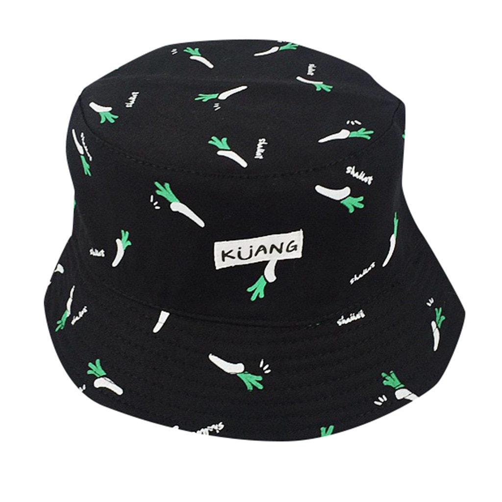 Bucket Hat Men Women Summer Bucket Cap Banana Prin... – Grandado