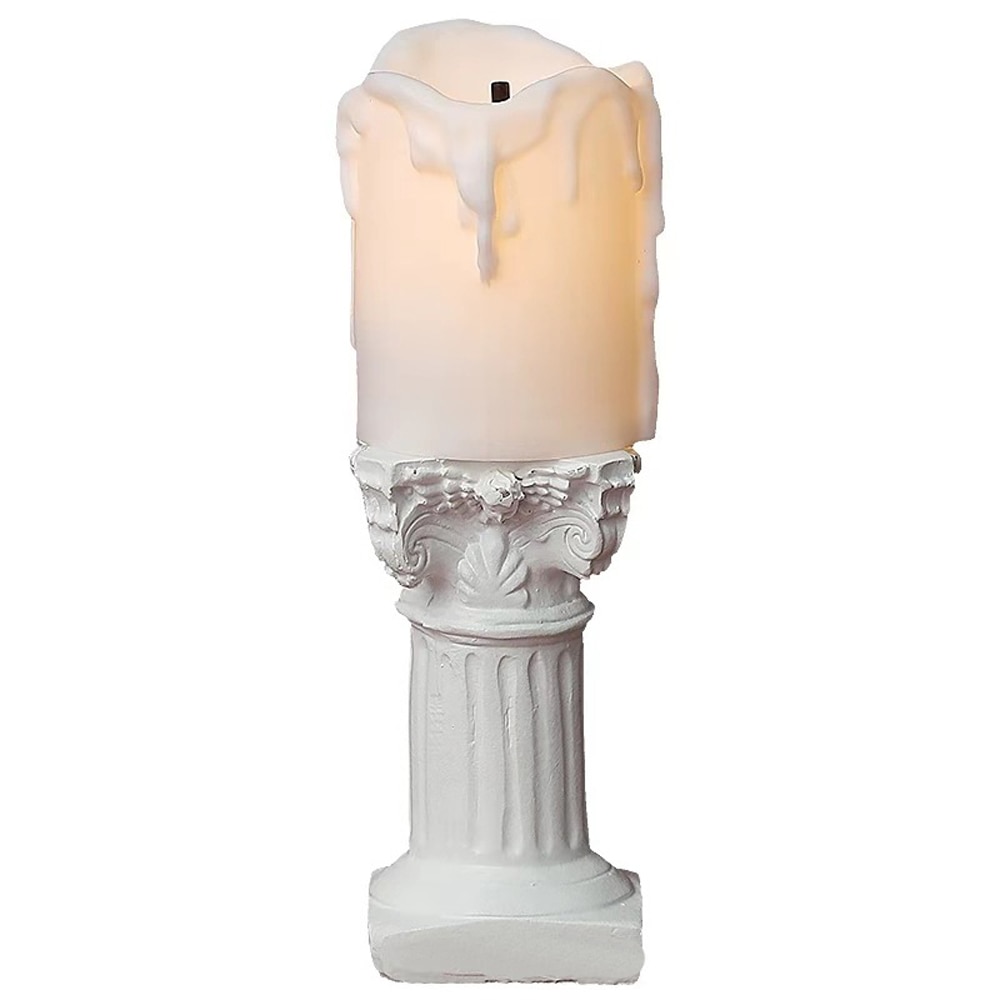 Roman column Ivory Wind control blow out LED Candl... – Vicedeal