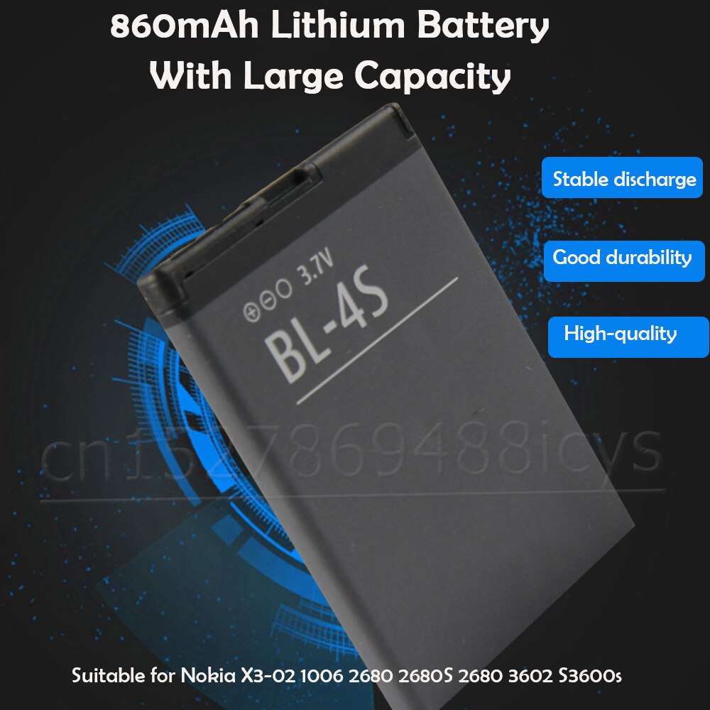 1-2PCS Original 860mAh BL-4S BL4S BL 4S Rechargeab... – Vicedeal