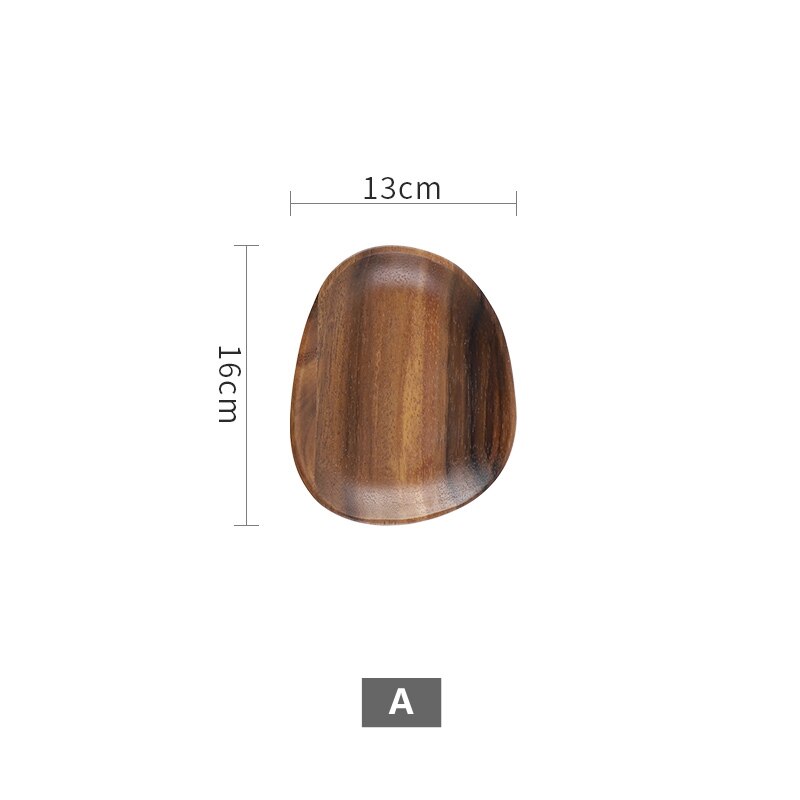 Whole Wood Acacia Irregular Oval Solid Wood Pan Pl... – Vicedeal
