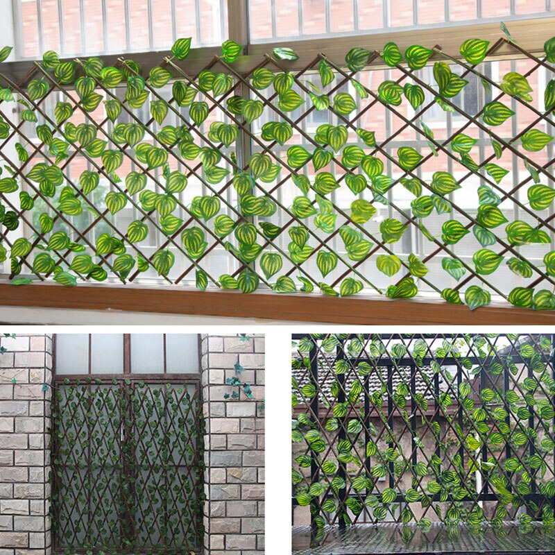 Intrekbare Hek Uitbreidbaar Faux Ivy Privacy Hek T... – Vicedeal