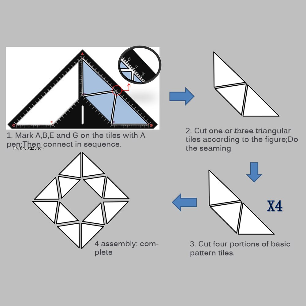 Economic Multifunction Pattern Tile Ruler Bricklay... – Grandado