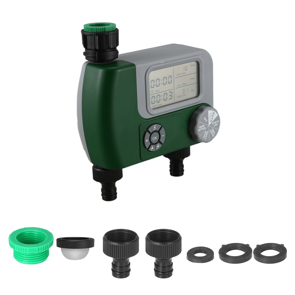 Dual Port Watering Timer Smart Groot Scherm Digita... – Vicedeal