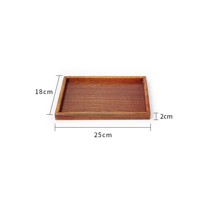 Wood Tea Tray Dessert Coffee Tray Food Plate, Coff... – Vicedeal