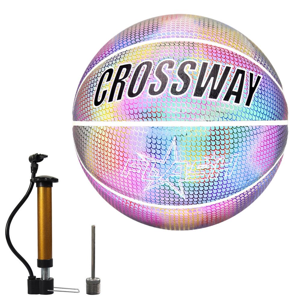 Holographic Reflective Basketball Luminous Night G... – Vicedeal