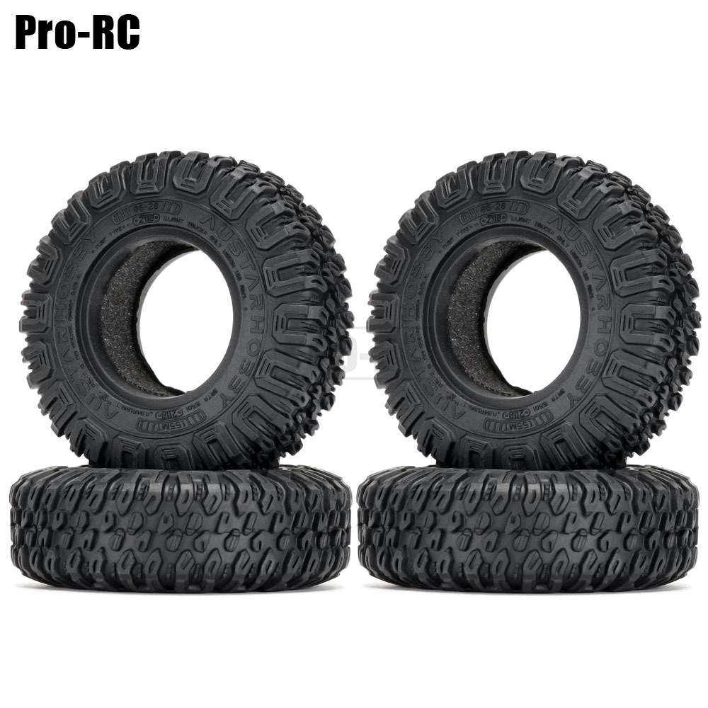 4Pcs 1.55inch 85mm Soft Rubber Tires Tyre For RC 1... – Grandado