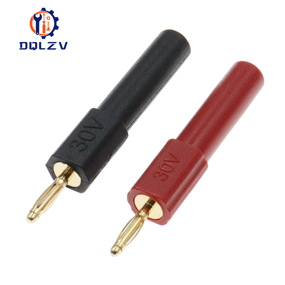 Conector tipo banana macho pequeño chapado en oro ... – Grandado